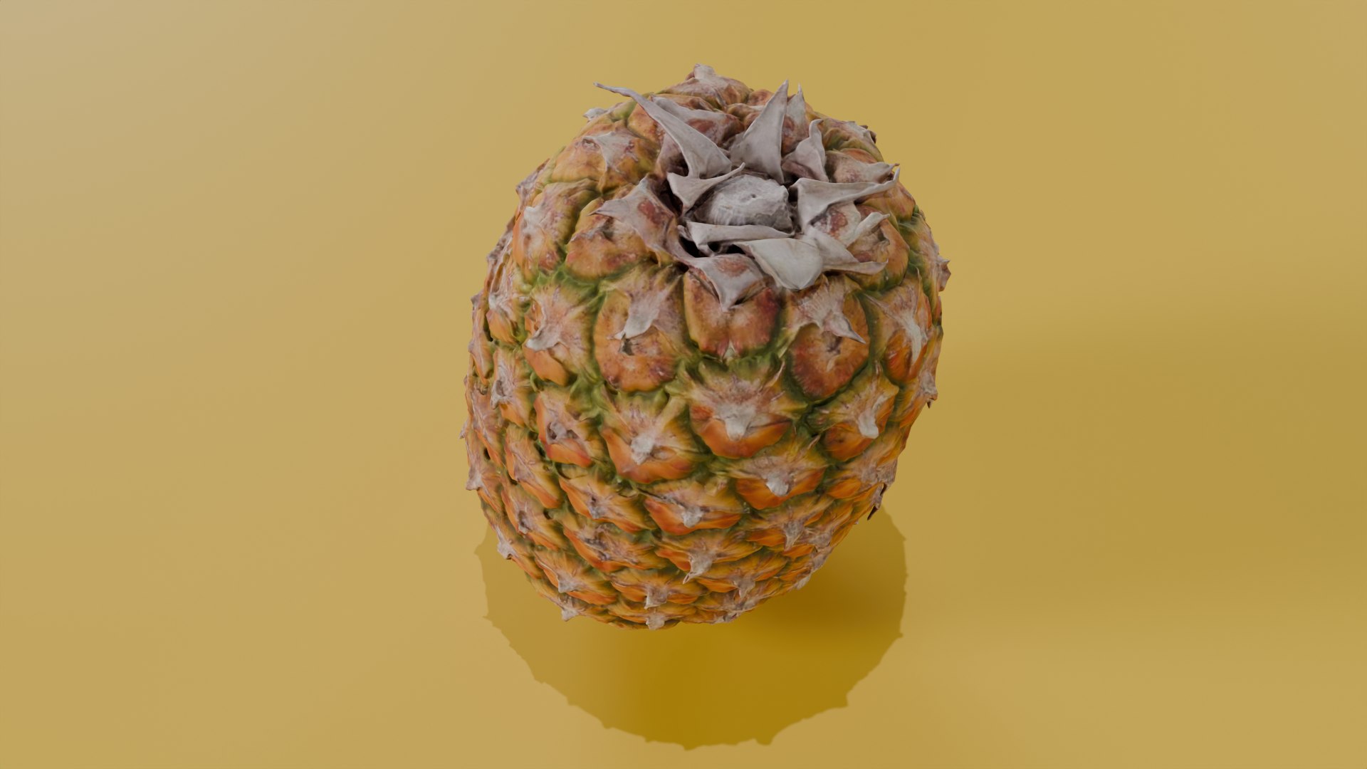 3D Model Realistic Pineapple 3d Model - TurboSquid 2223661