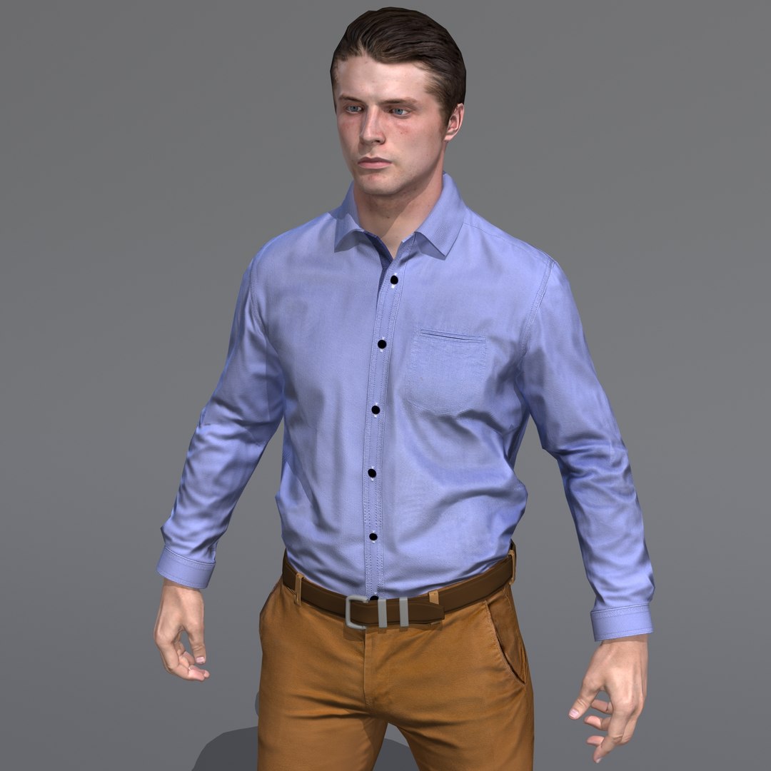 Worker Engineer Work 3D Model - TurboSquid 1253079