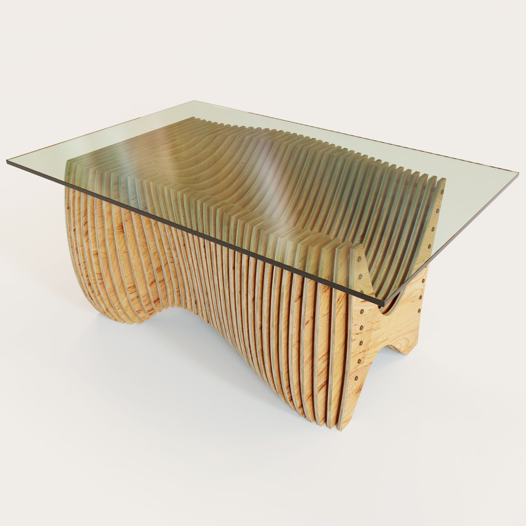 3d Parametric Kitchen Table