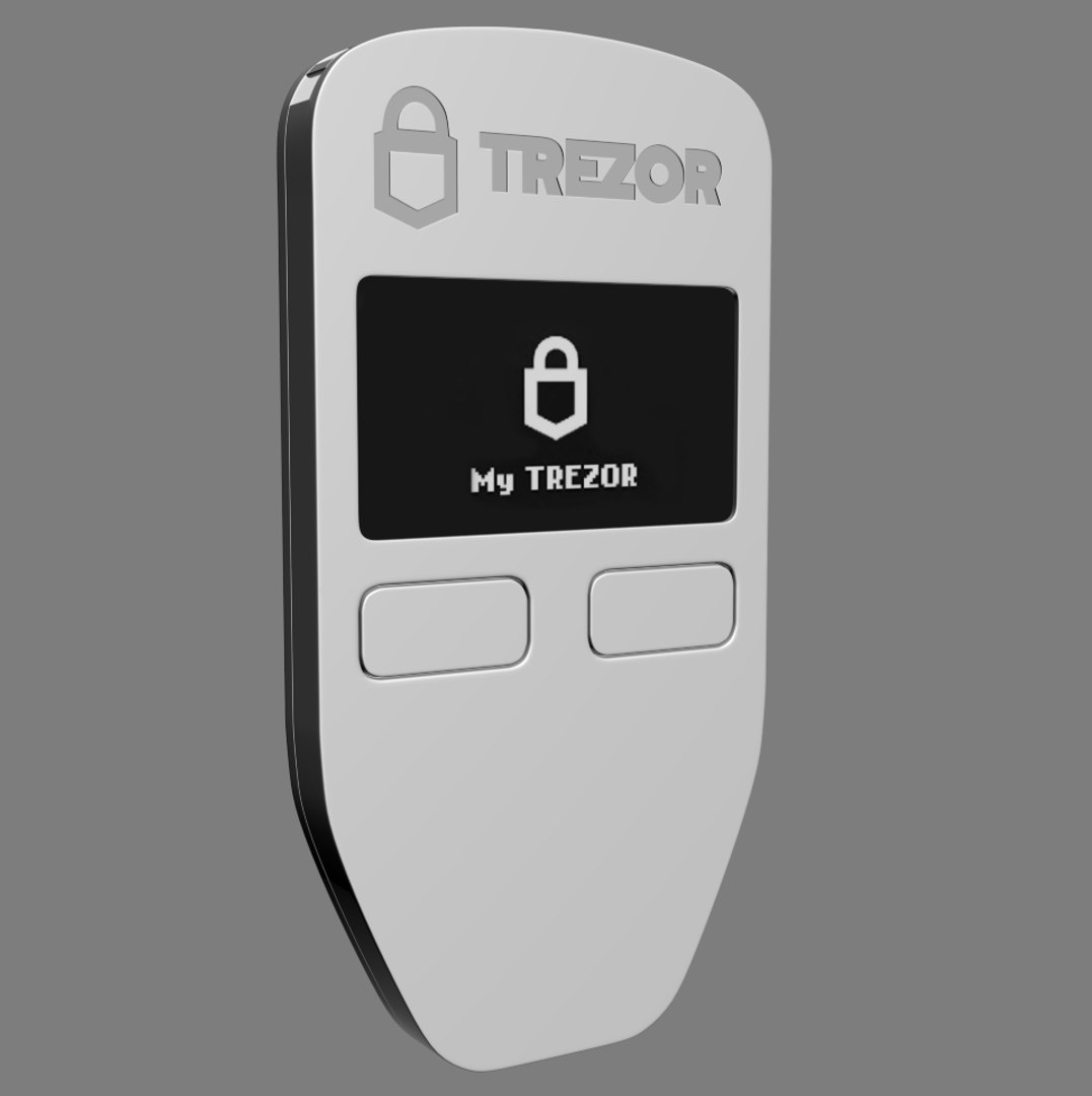 3D Model Trezor Hardware Wallet - TurboSquid 1540460