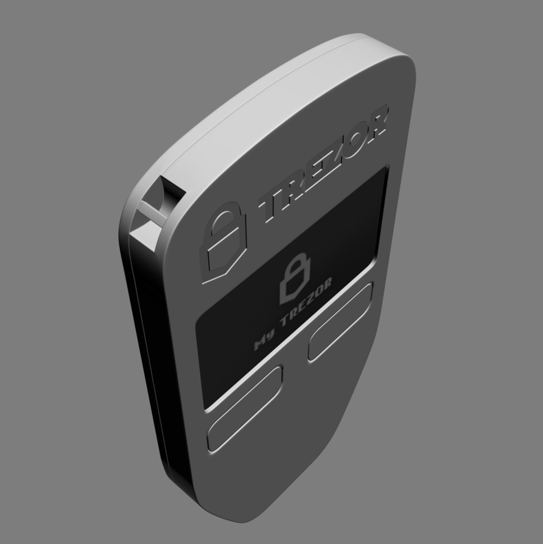 3D Model Trezor Hardware Wallet - TurboSquid 1540460