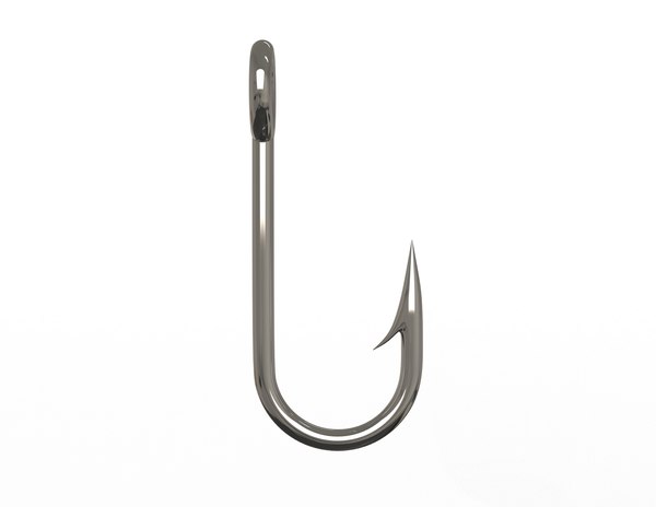 Fish Hook 3D model - TurboSquid 1730853