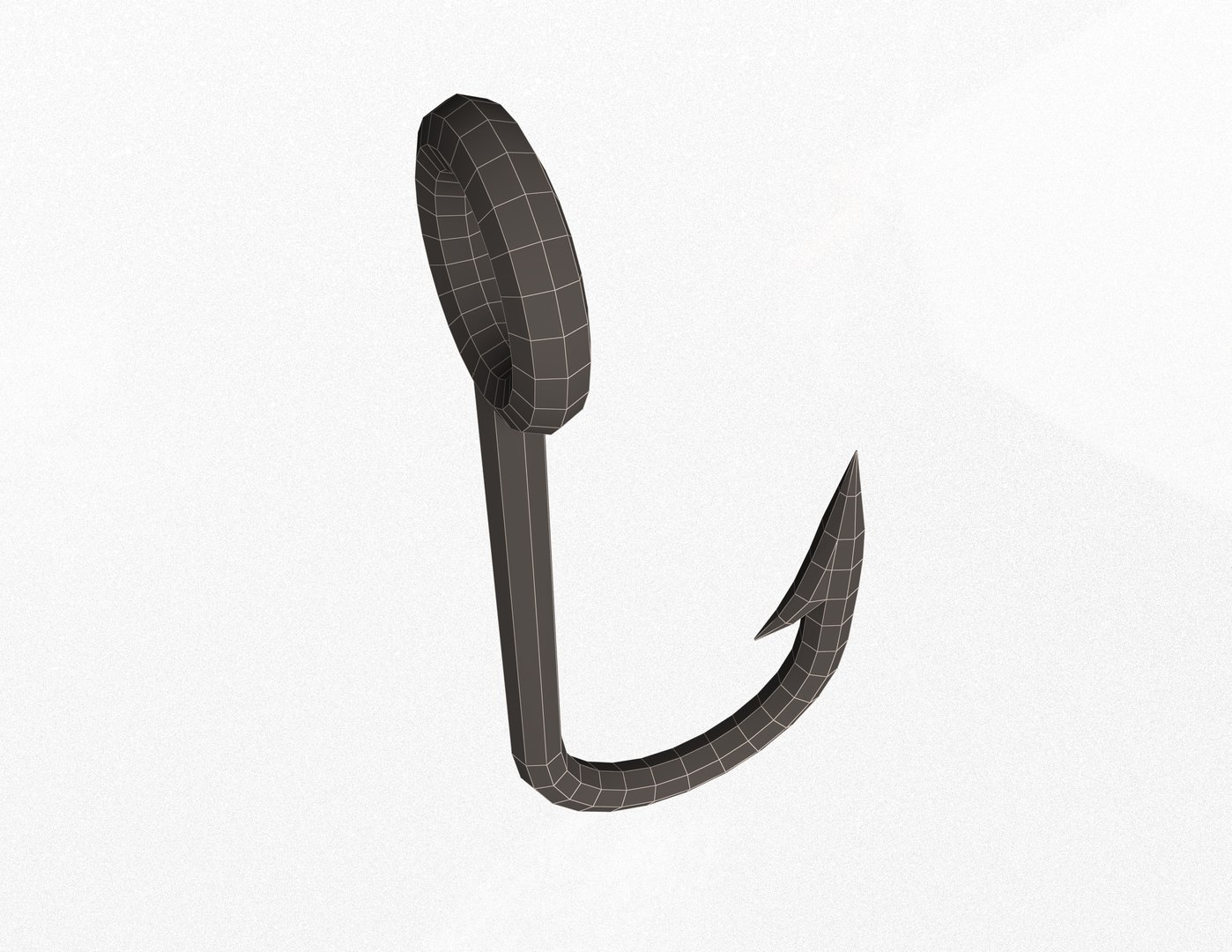 Fish Hook 3D Model - TurboSquid 1730853
