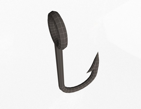 Fish Hook 3D model - TurboSquid 1730853