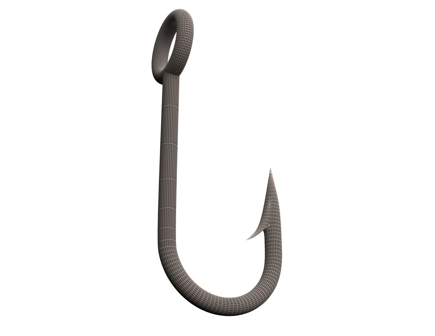 Fish Hook 3D Model - TurboSquid 1730853