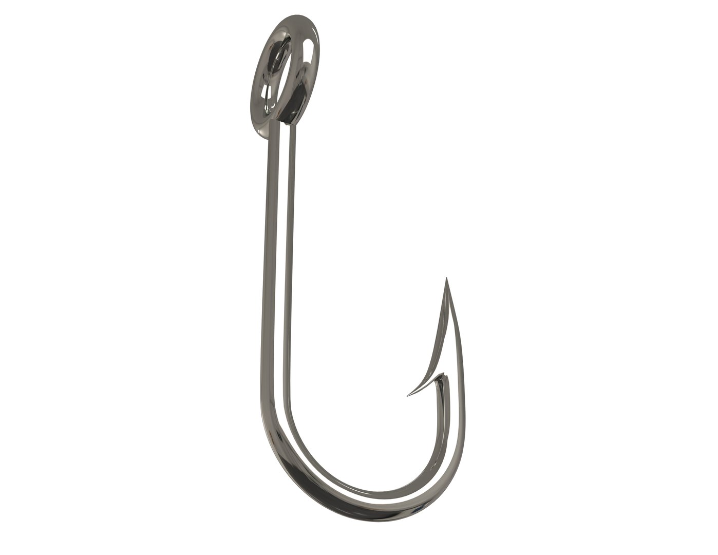 Fish Hook 3D Model - TurboSquid 1730853