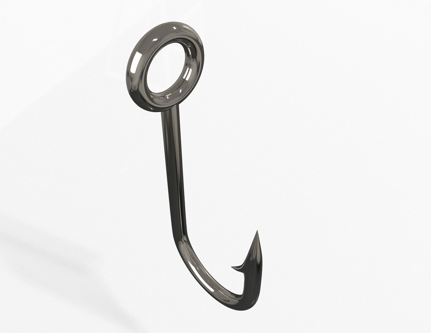 Fish Hook 3D Model - TurboSquid 1730853