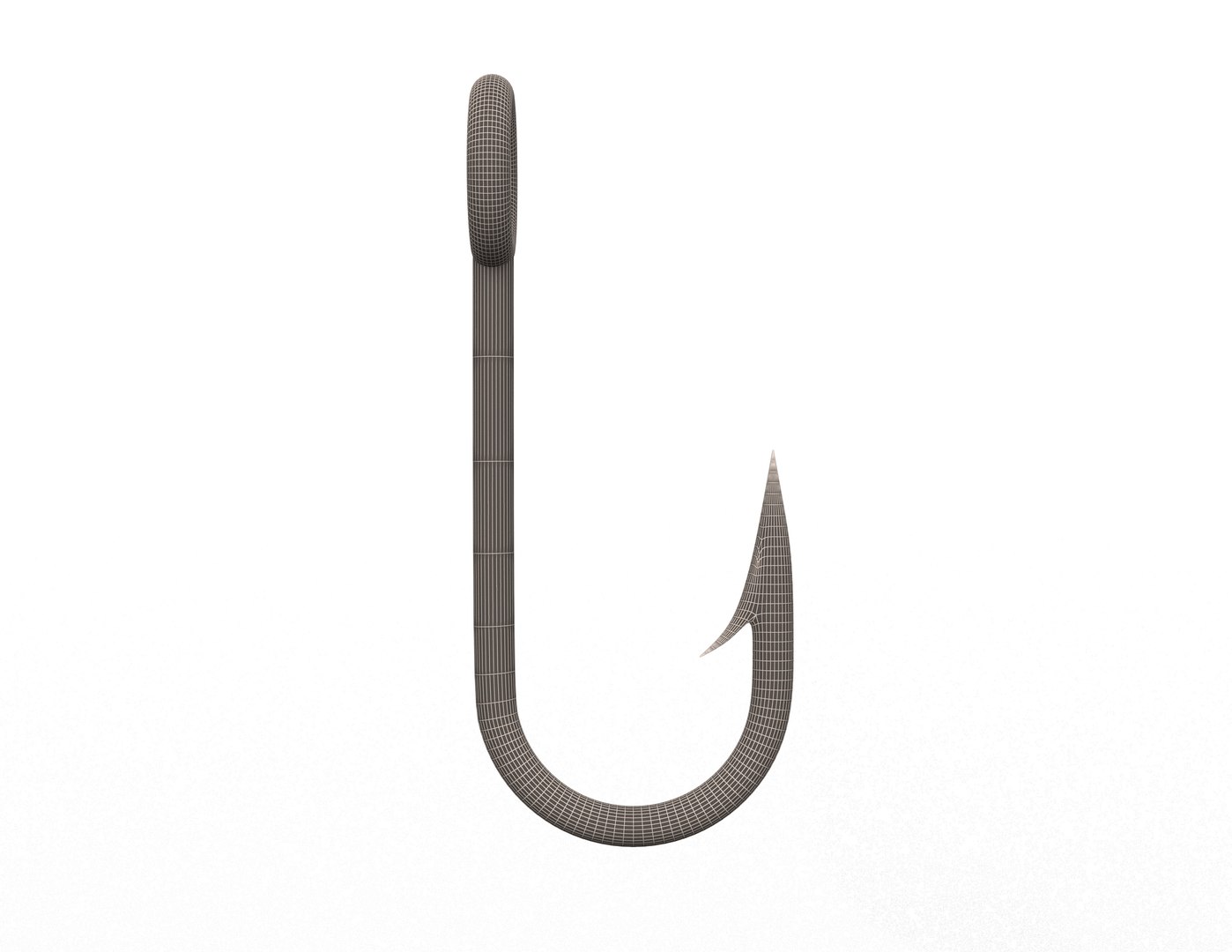 Fish Hook 3D Model - TurboSquid 1730853