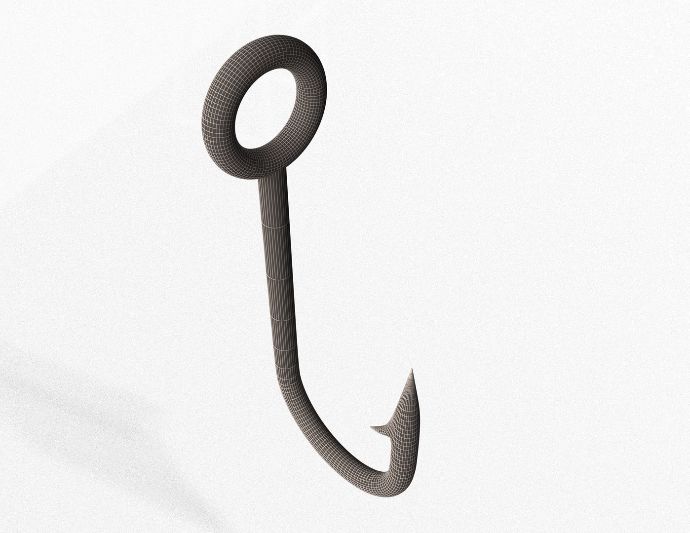 Fish Hook 3D Model - TurboSquid 1730853