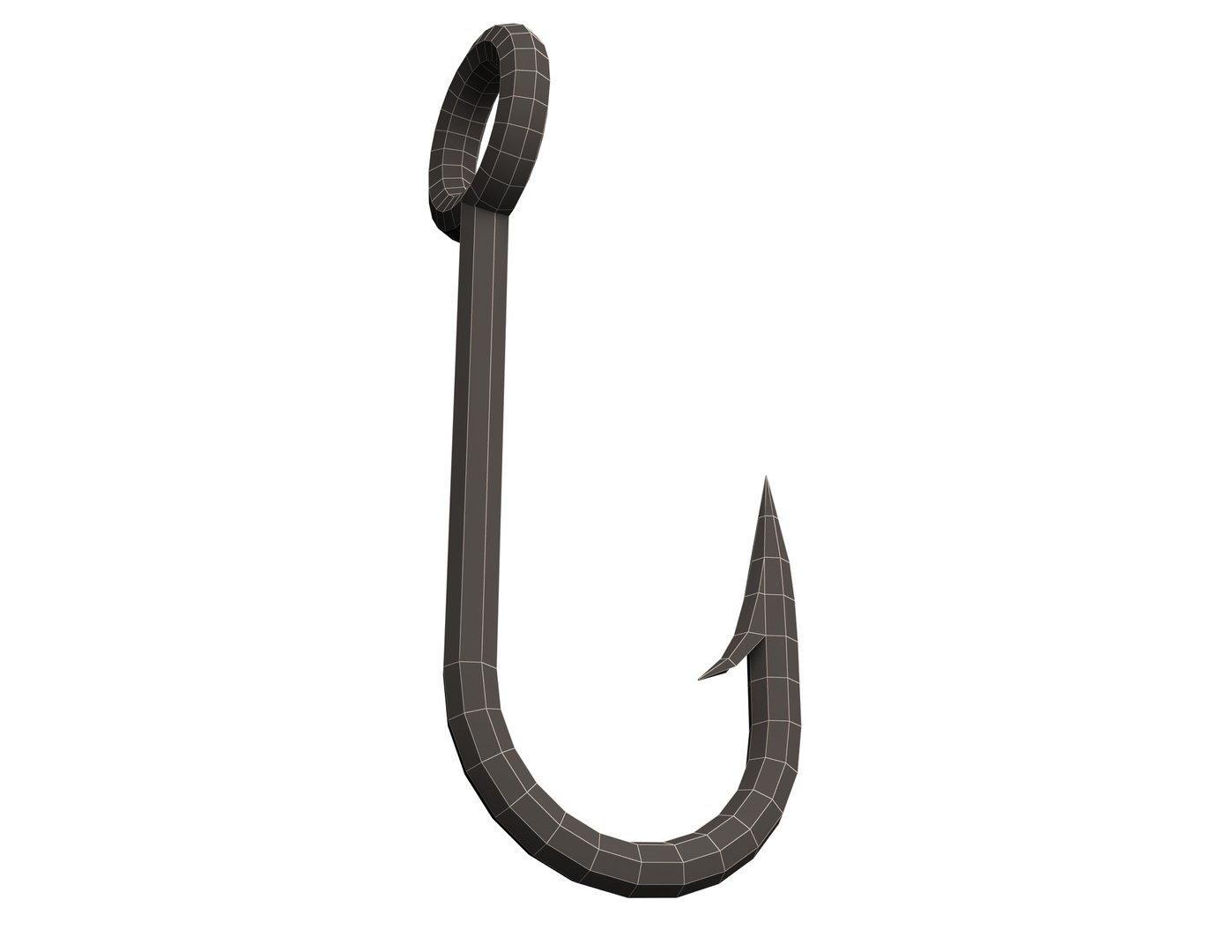 Fish Hook 3D Model - TurboSquid 1730853
