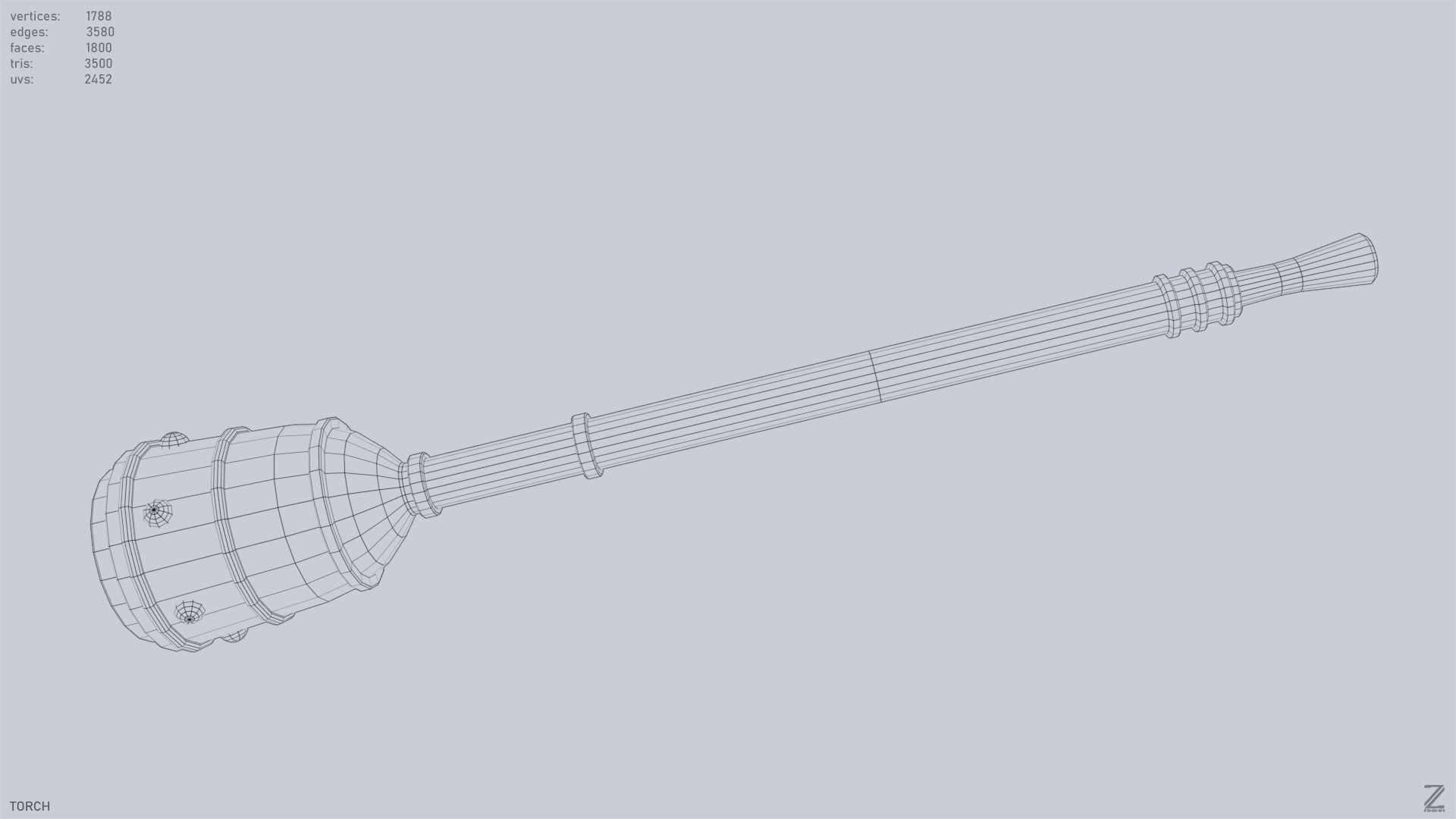 3D Torch Model - TurboSquid 2226634