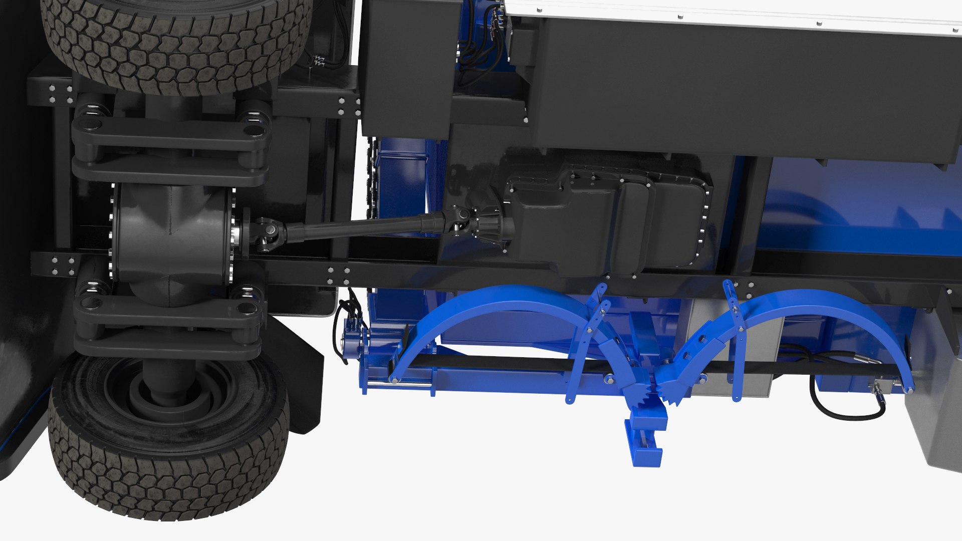 3D Model Mack LR Electric Truck Blue - TurboSquid 2161852