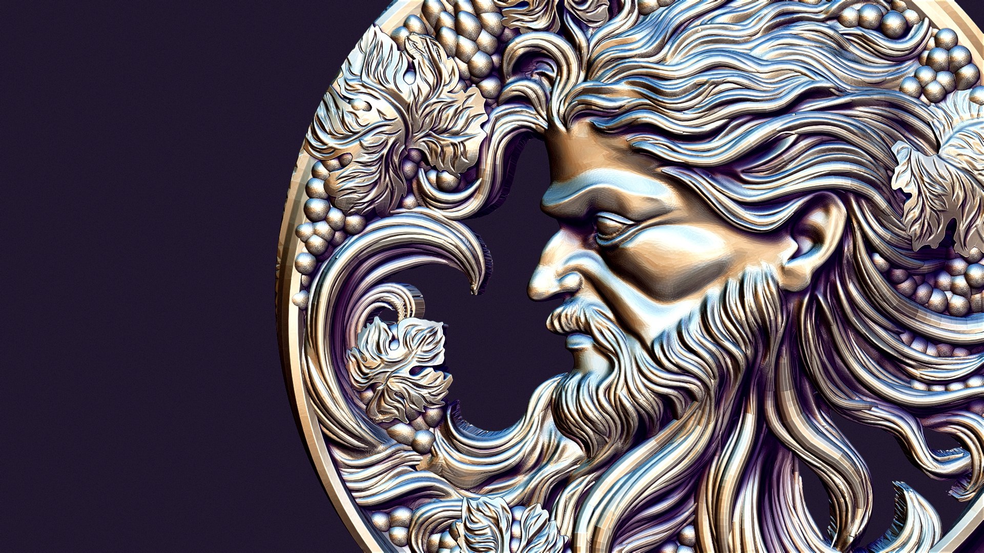 3D BACCHUS PENDANT - TurboSquid 2013583