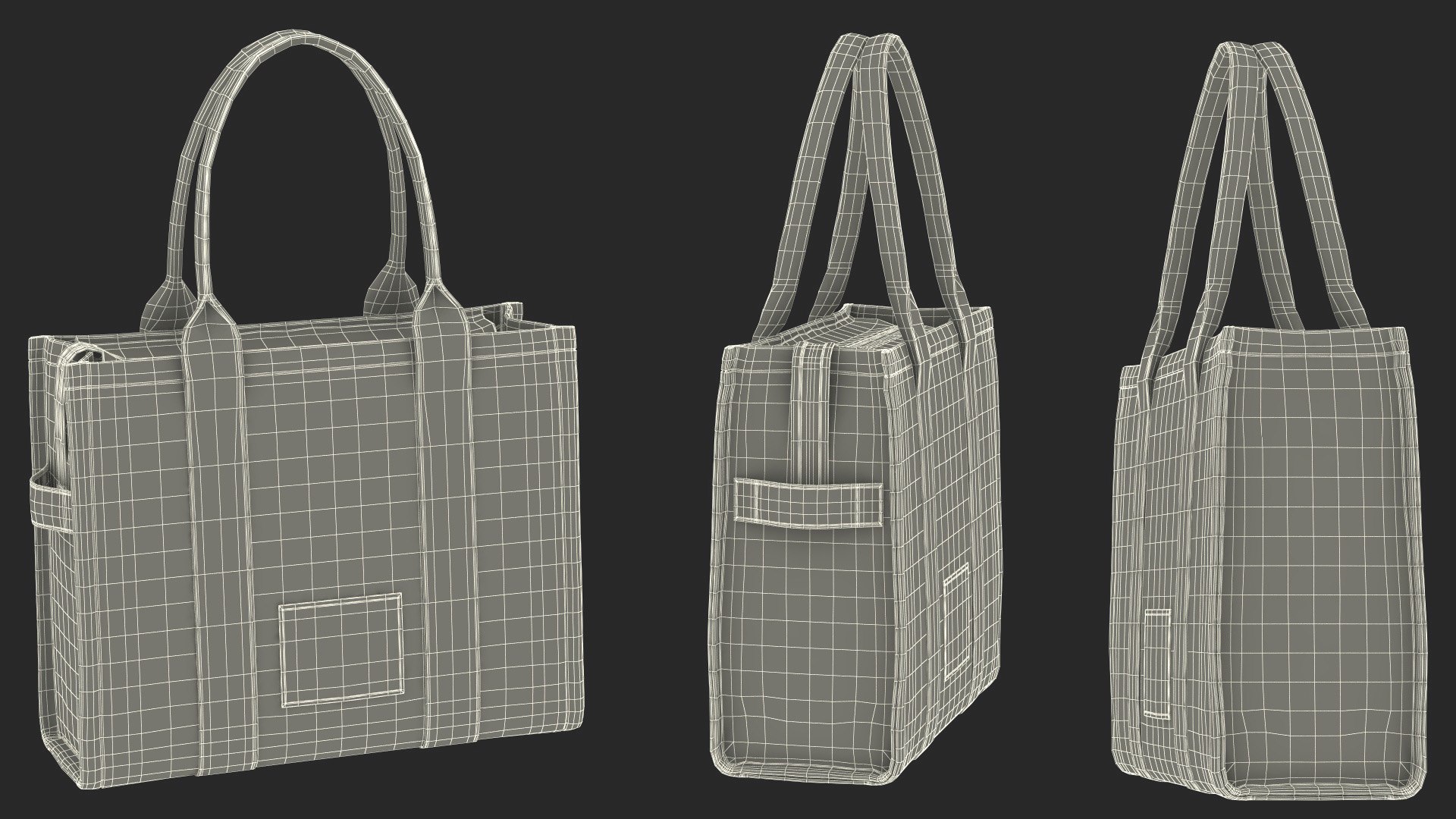 3D Tote Bag Marc Jacob Channel model - TurboSquid 2153011