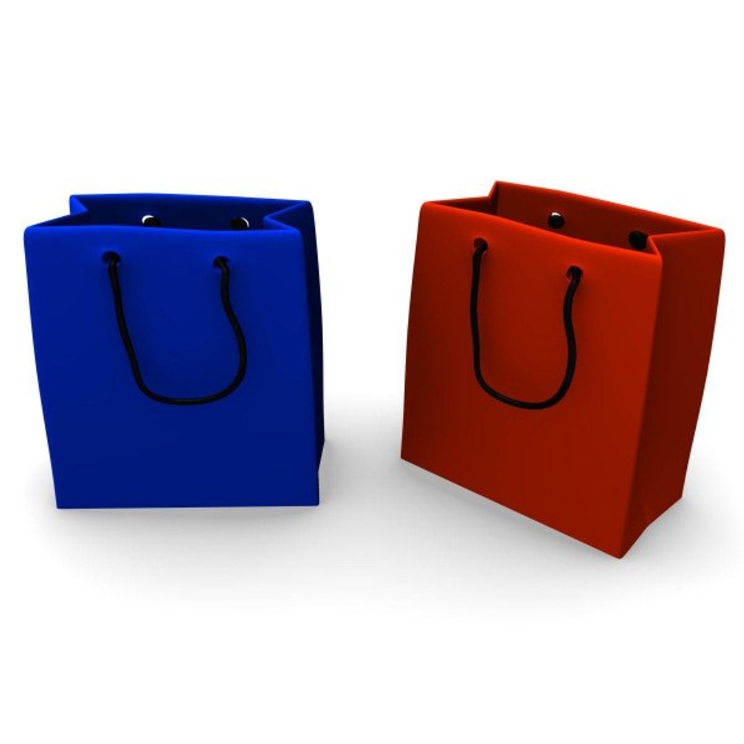 3d Gift Bag Model