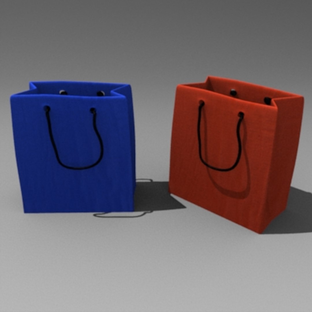 3d Gift Bag Model
