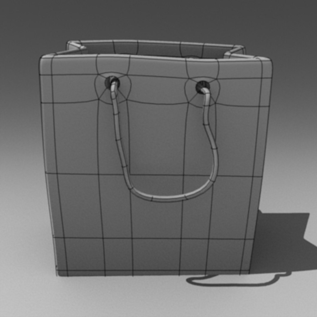 3d Gift Bag Model