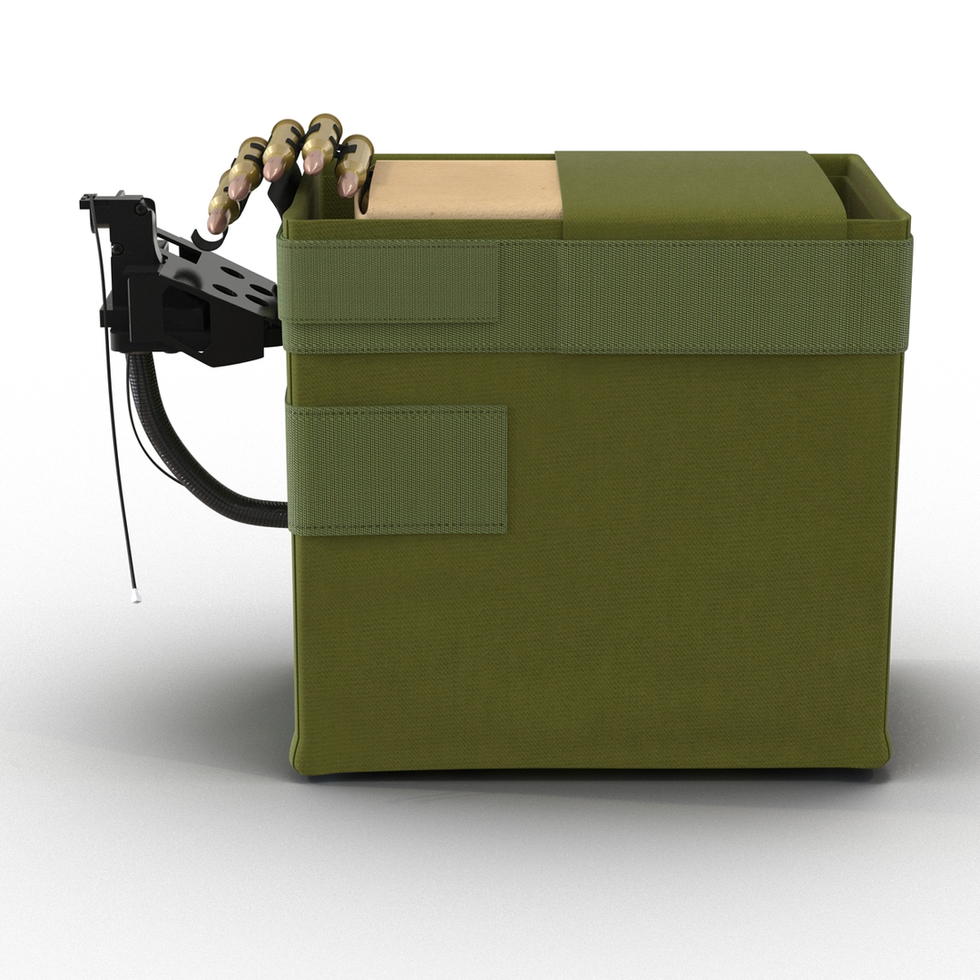 Military gun magazines boxes 3D model - TurboSquid 1162110