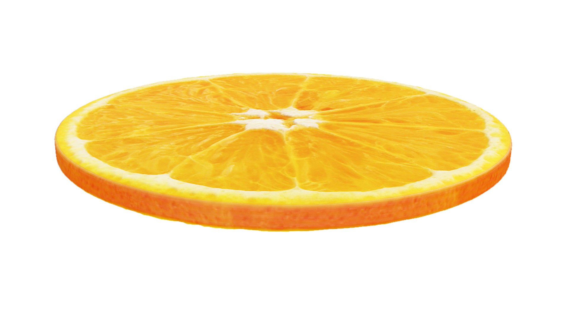 Orange round slice 3D model - TurboSquid 1903346
