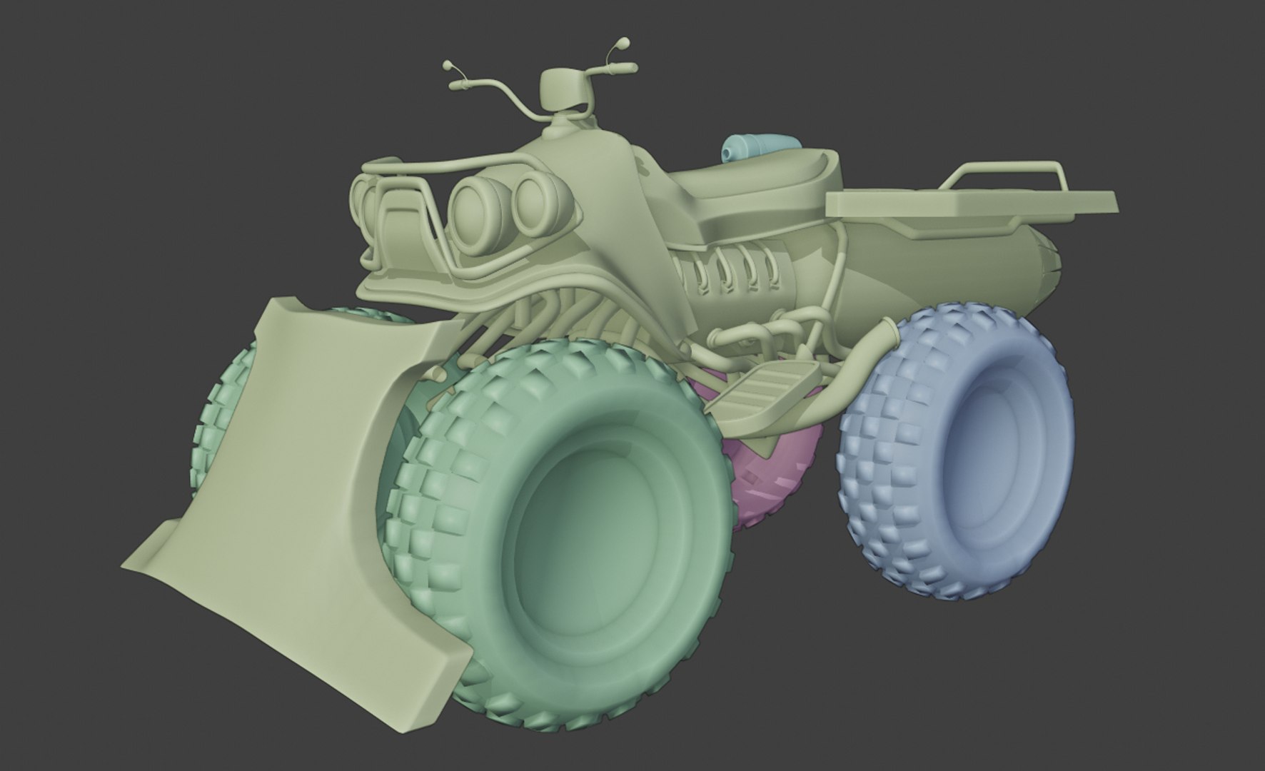 Quadcrusher Atv 3D - TurboSquid 1372895