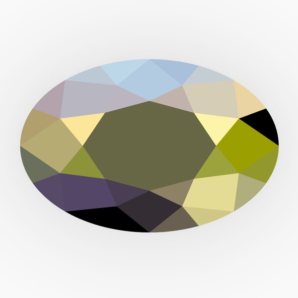 Oval Brilliant Gem 3D model 3D model - TurboSquid 1998096