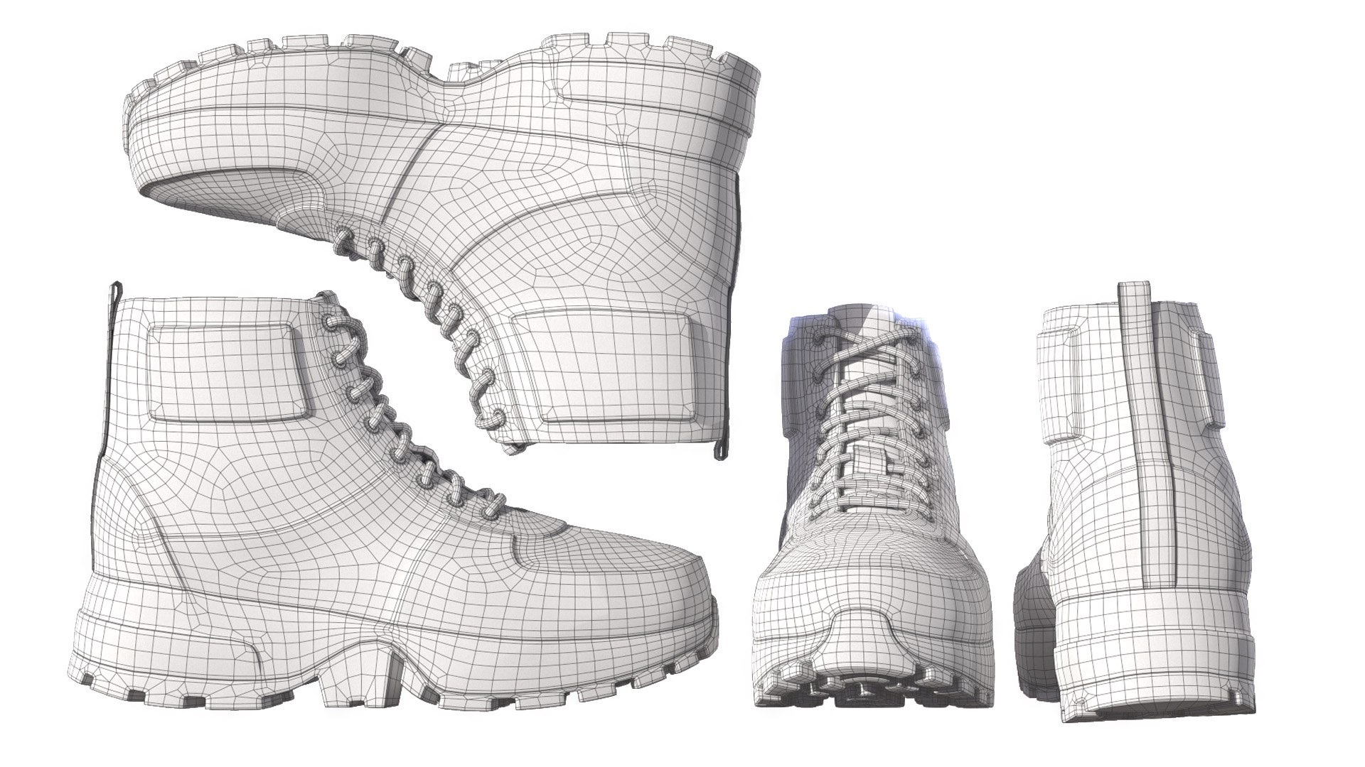 Boots 17 3D Model - TurboSquid 1944702