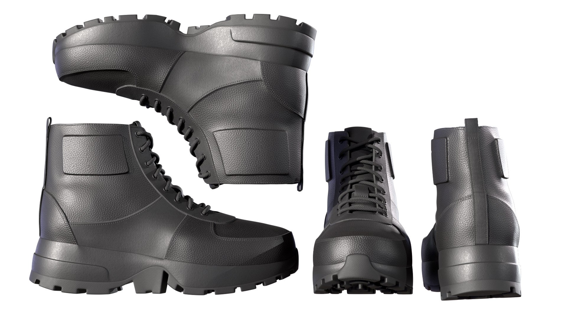 Boots 17 3D Model - TurboSquid 1944702