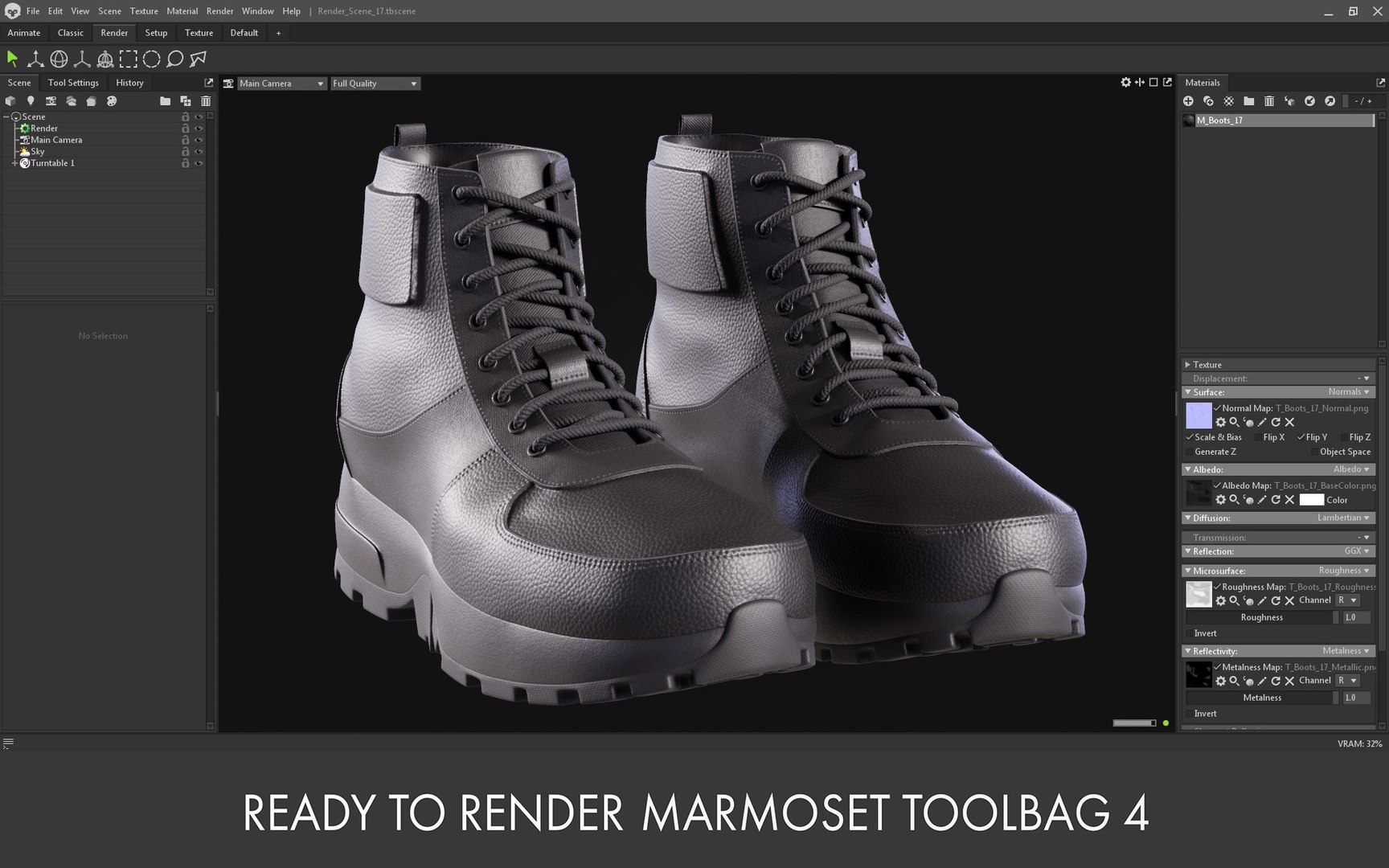 Boots 17 3D Model - TurboSquid 1944702