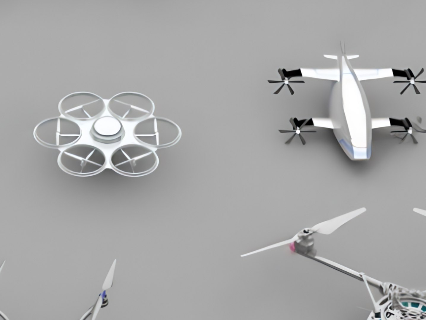 3D Quadcopter Drones Collection Aircraft Drone Model - TurboSquid 2397527