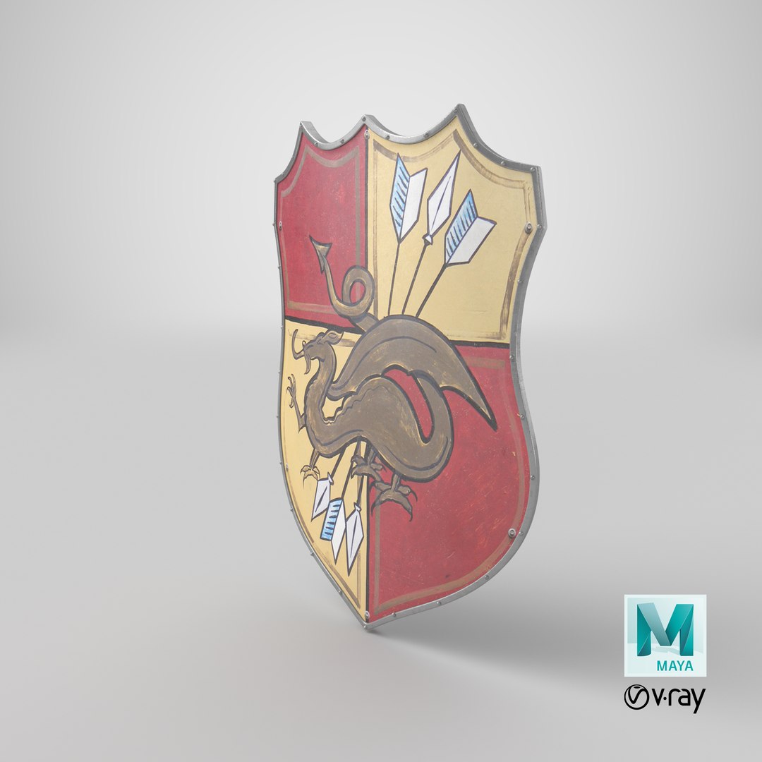 Real medieval shield 3D - TurboSquid 1435025