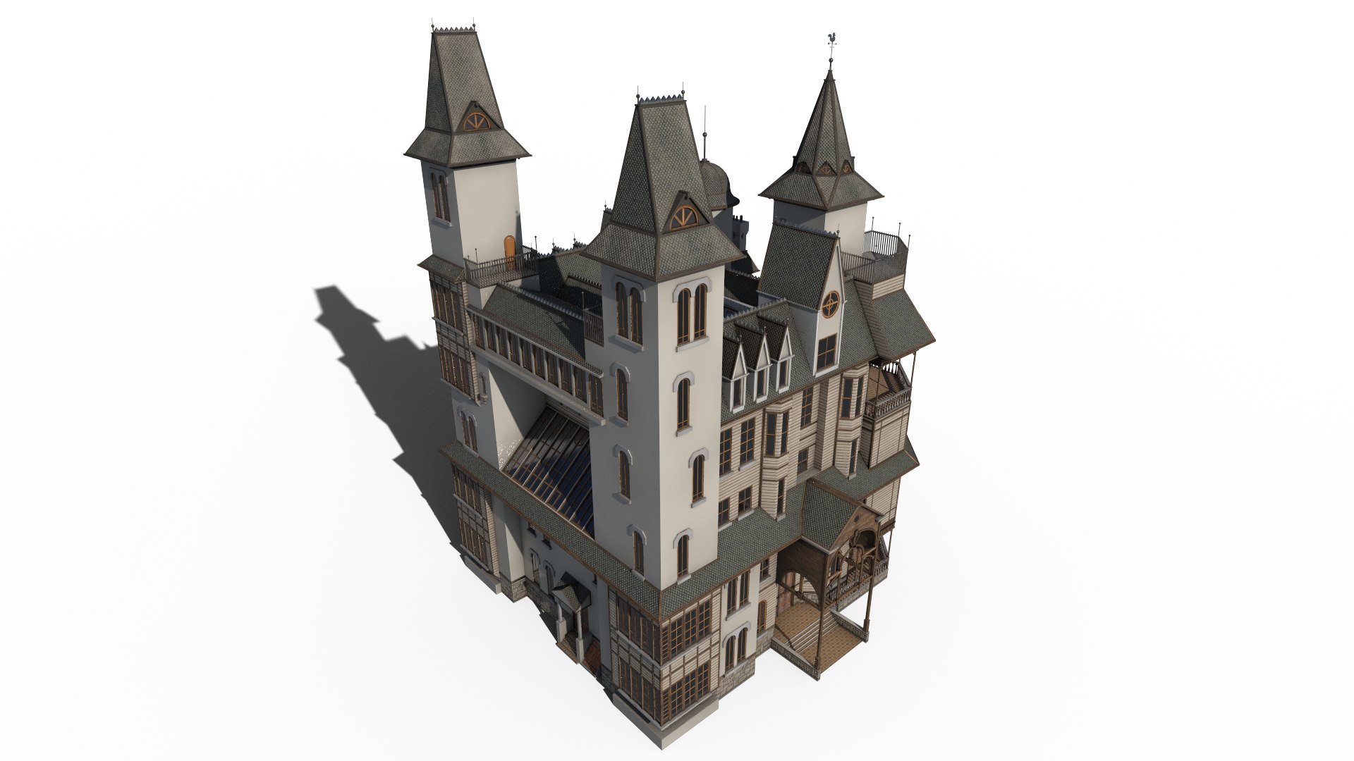 OldMansion Model - TurboSquid 1760742