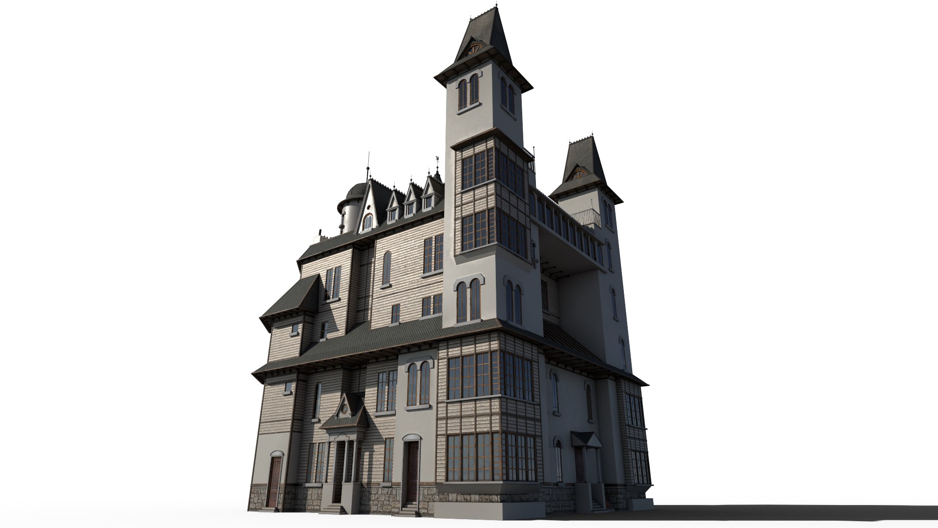 OldMansion Model - TurboSquid 1760742