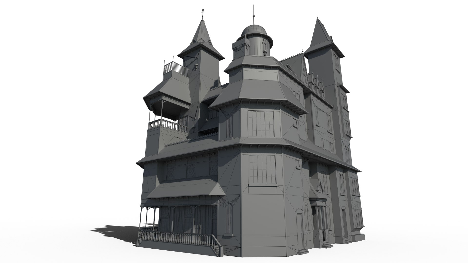 OldMansion Model - TurboSquid 1760742