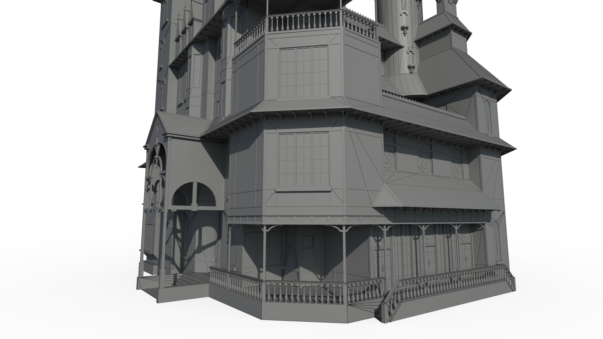 OldMansion Model - TurboSquid 1760742