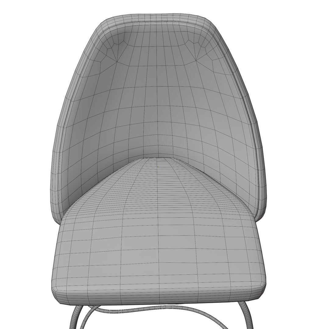 Chair With Long Legs 3D Model - TurboSquid 1916338