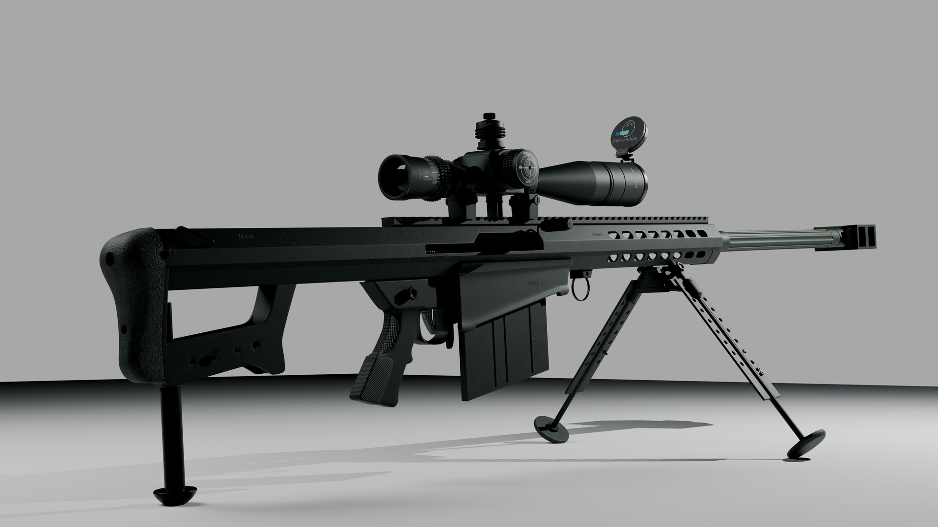 3D 50 Cal Sniper Rifle - TurboSquid 2283994