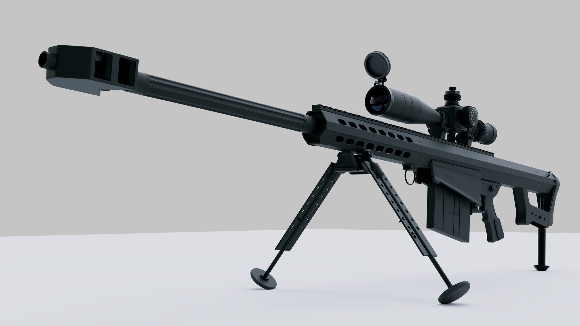 3D 50 Cal Sniper Rifle - TurboSquid 2283994
