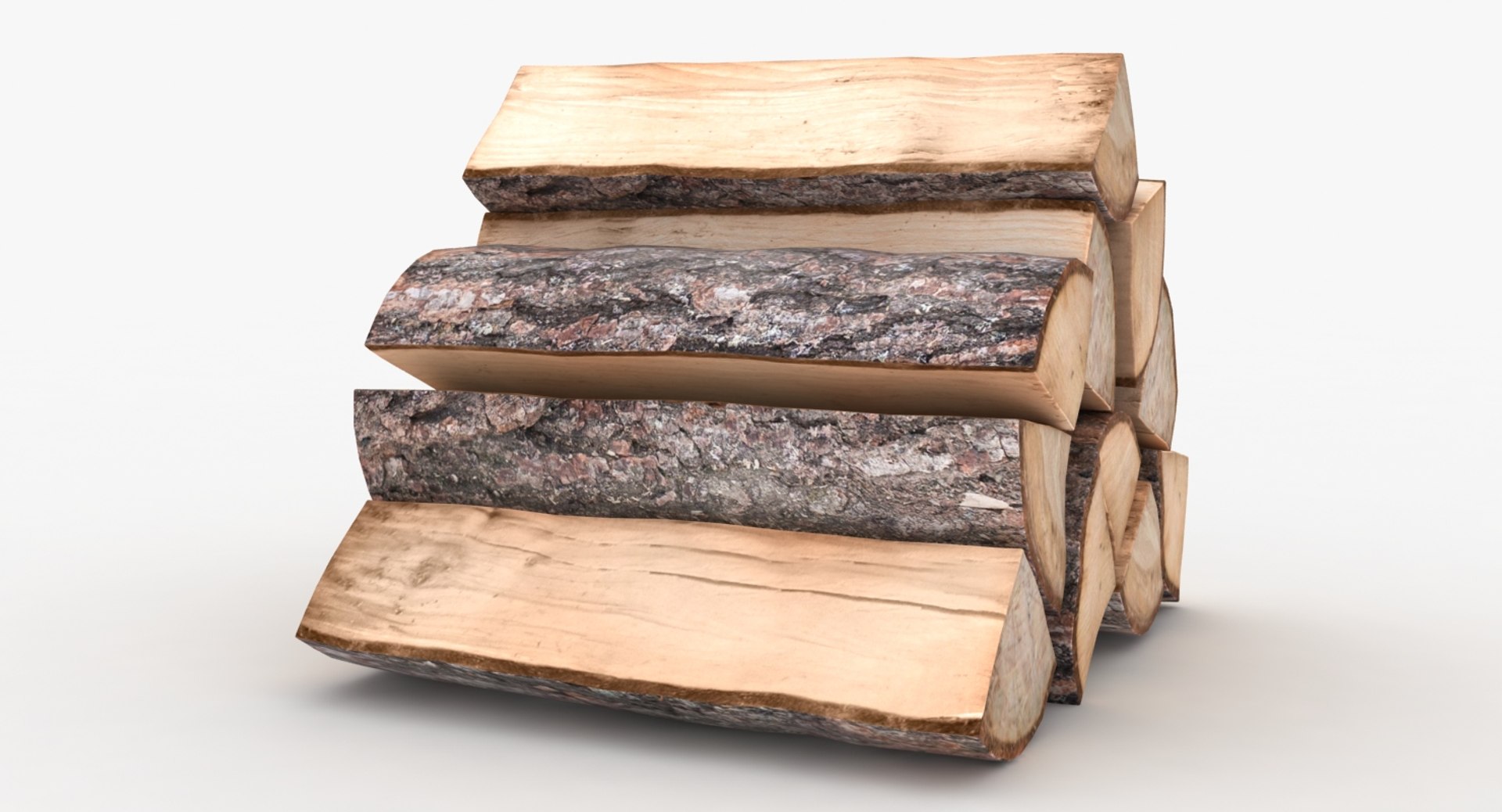 Realistic Firewood 3D Model - TurboSquid 1309272