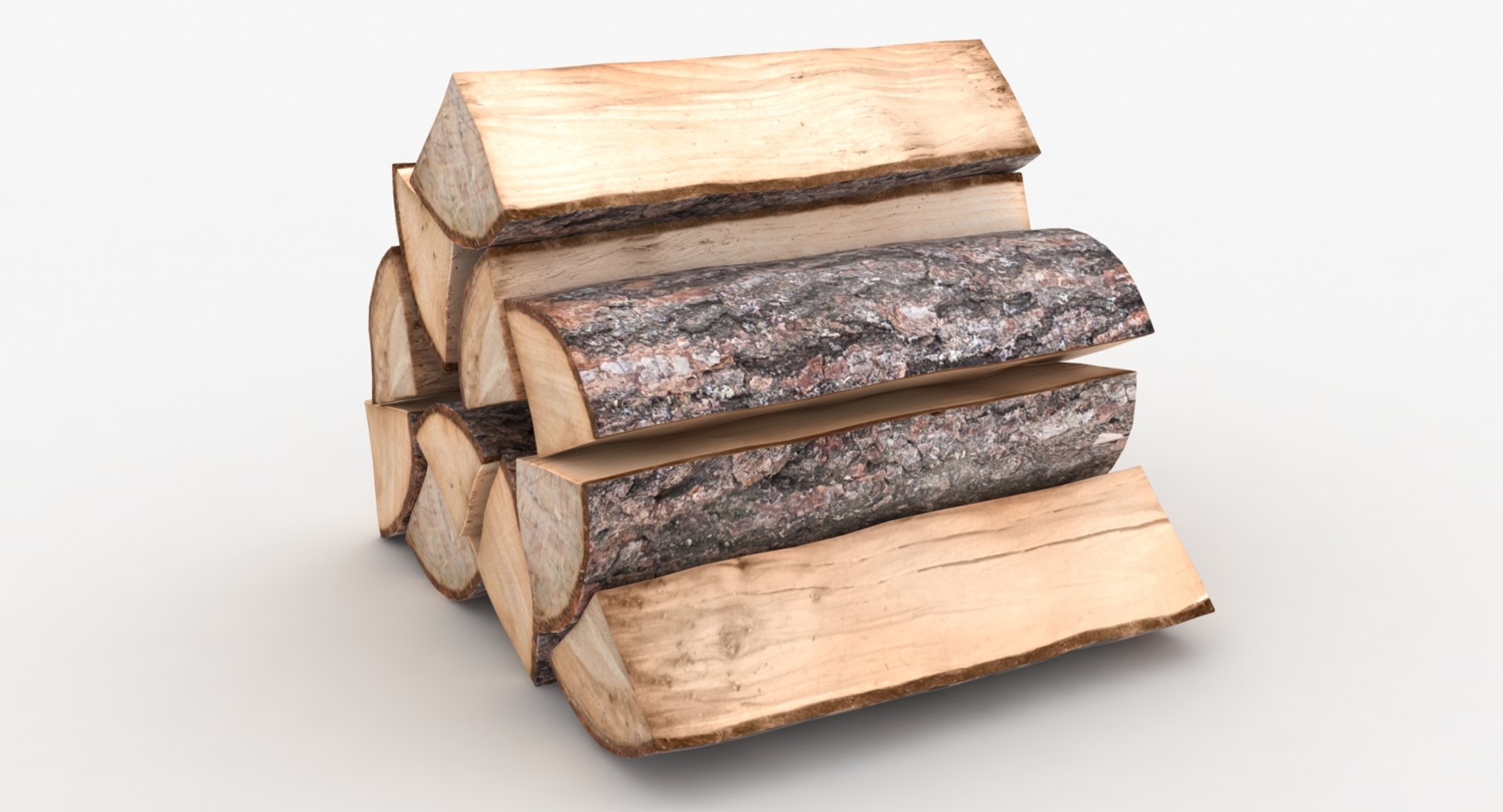 Realistic Firewood 3D Model - TurboSquid 1309272