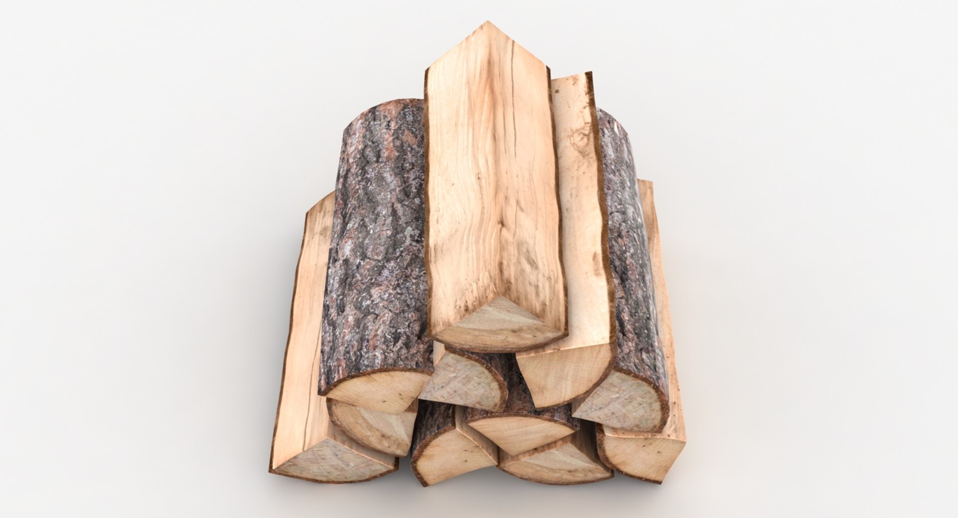 Realistic Firewood 3D Model - TurboSquid 1309272