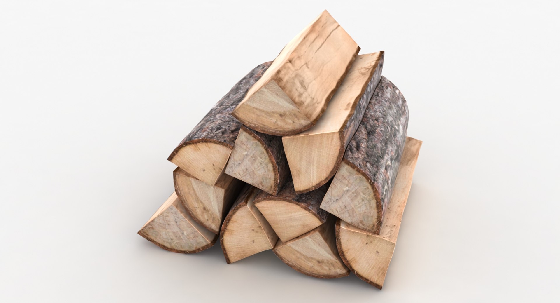 Realistic Firewood 3D Model - TurboSquid 1309272
