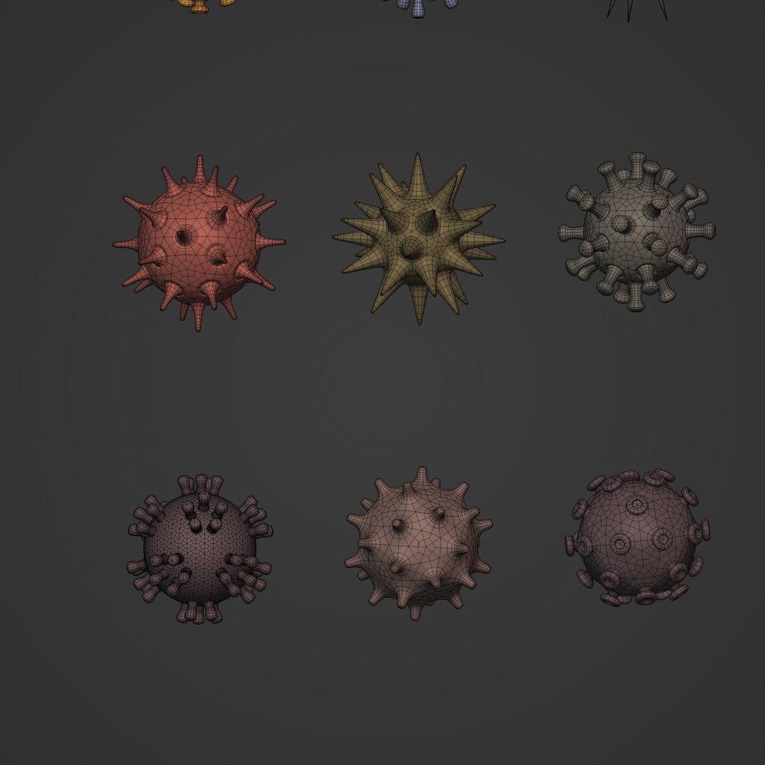 Viruses Pack model - TurboSquid 1855131