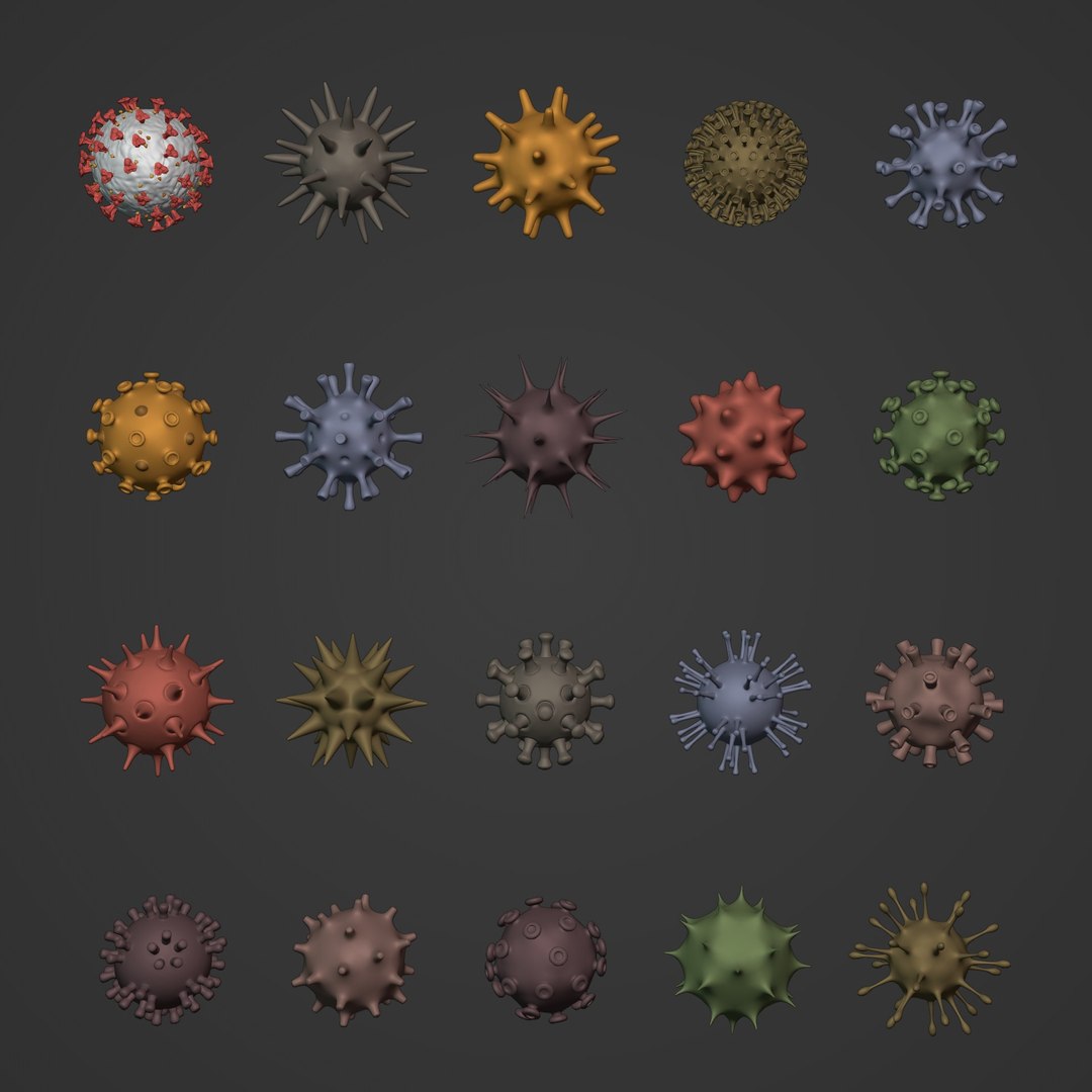 Viruses Pack model - TurboSquid 1855131