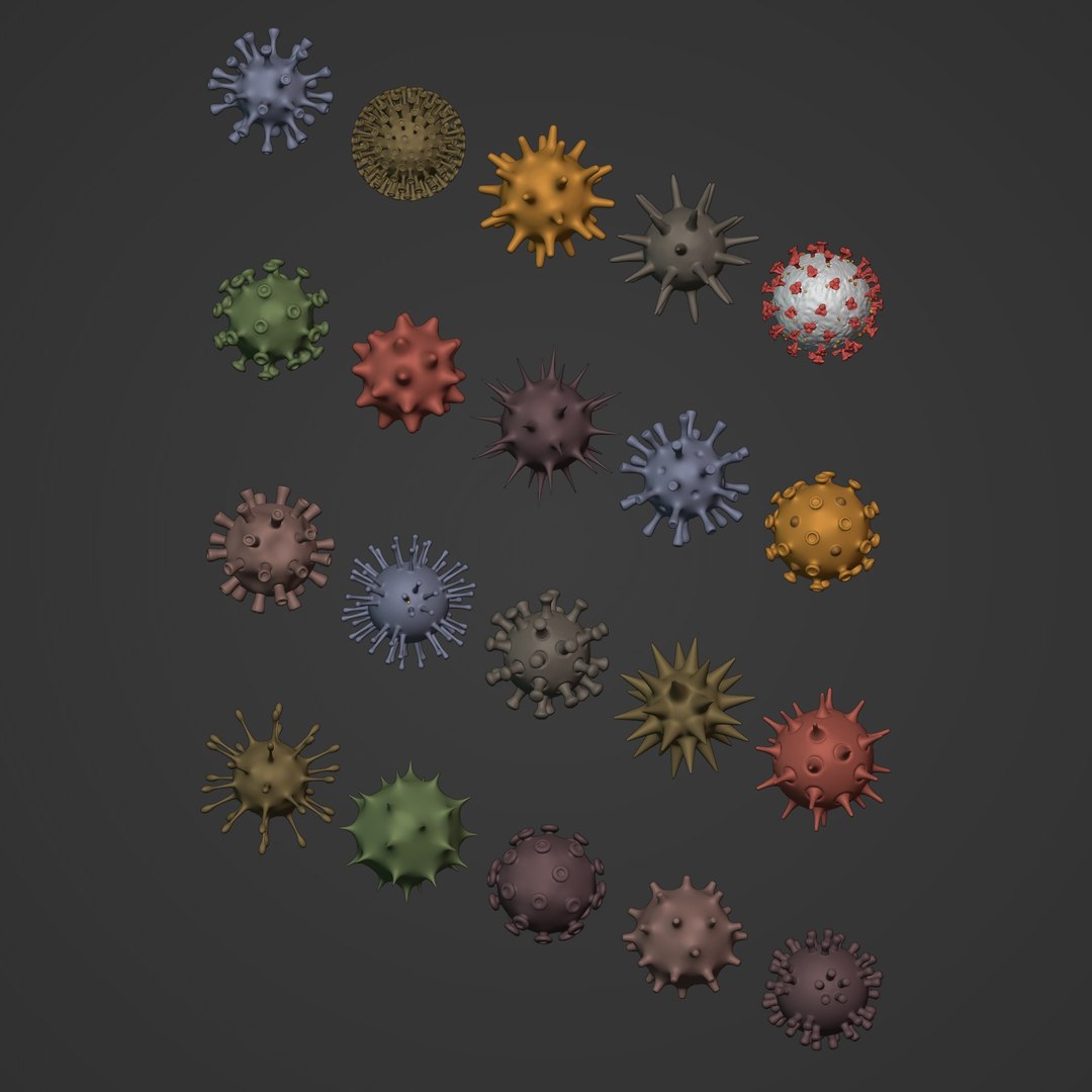 Viruses Pack model - TurboSquid 1855131