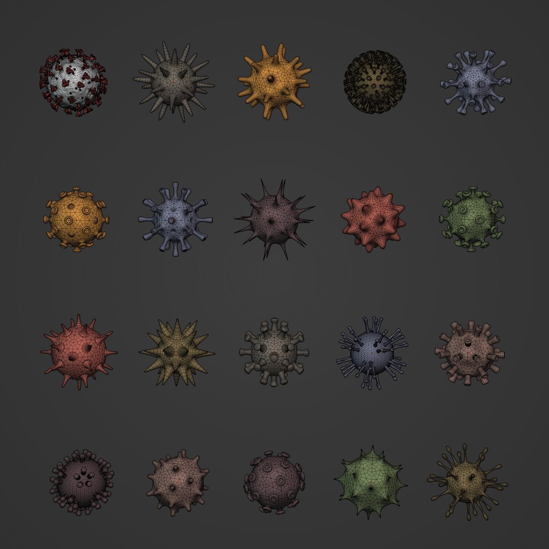 Viruses Pack model - TurboSquid 1855131