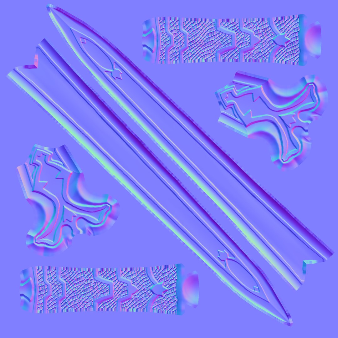 Weapon fantasy anime long sword 3D model - TurboSquid 2032884