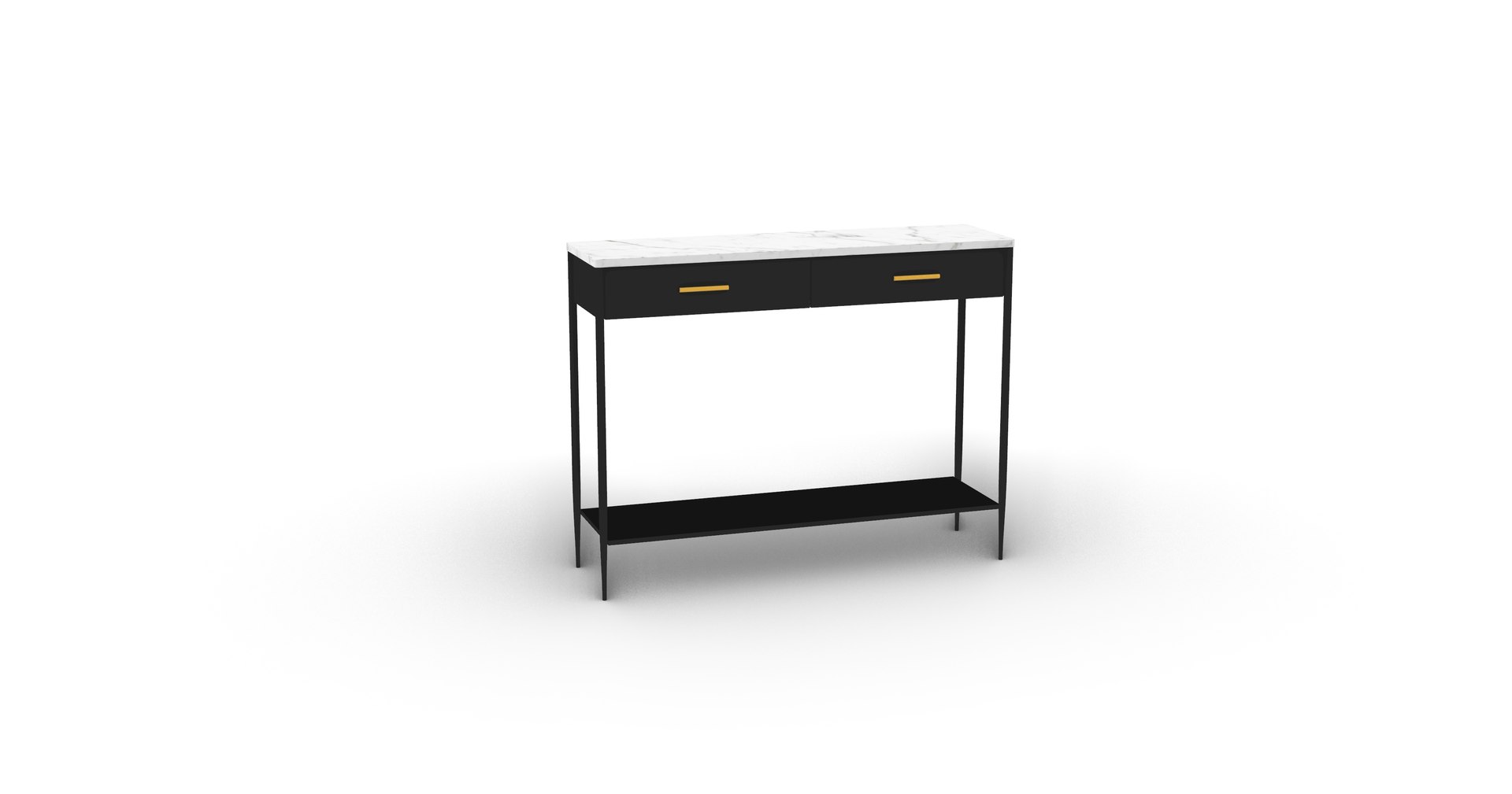 West Elm Metalwork Console 3D - TurboSquid 1628767
