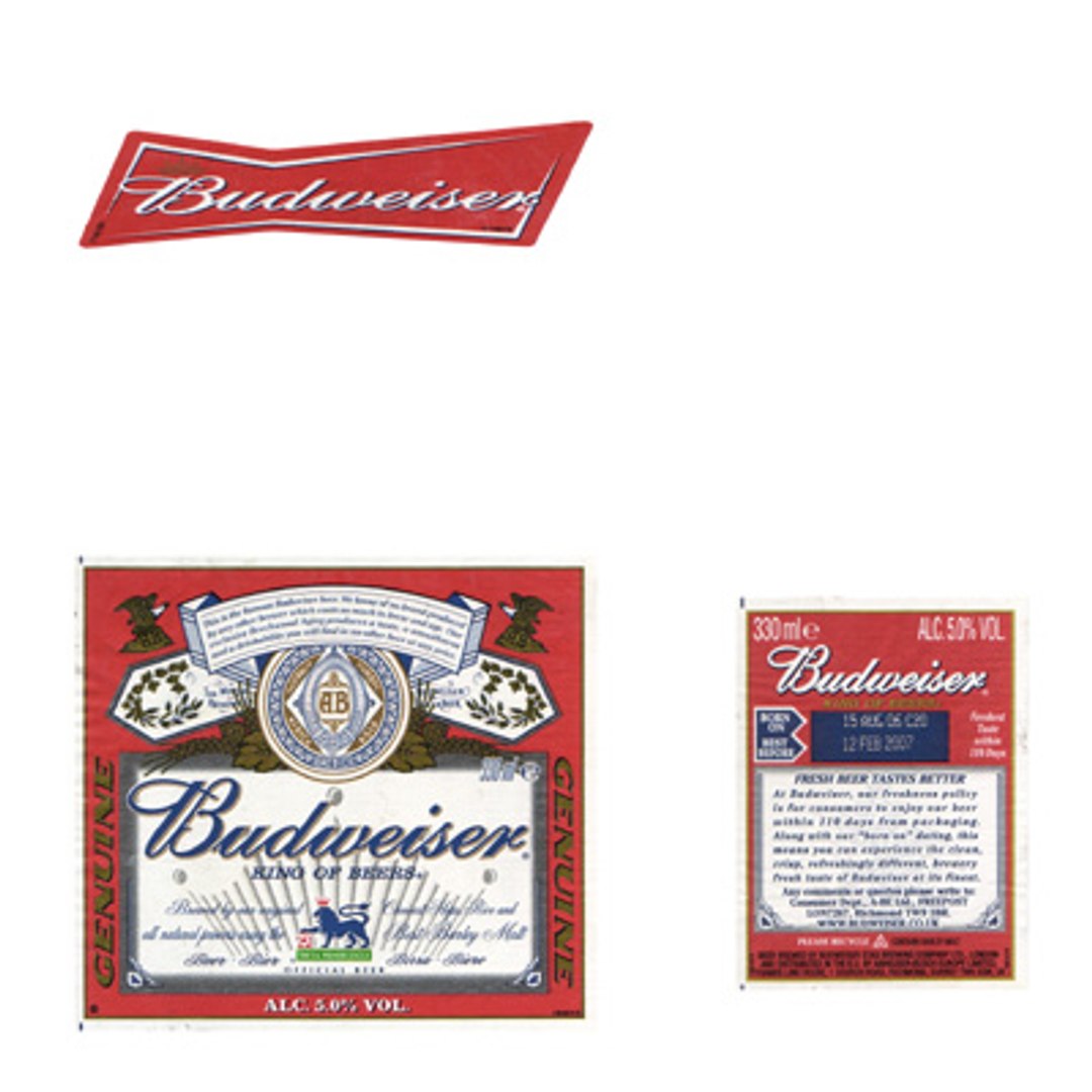 Budweiser Beer Bottle - 3d Model