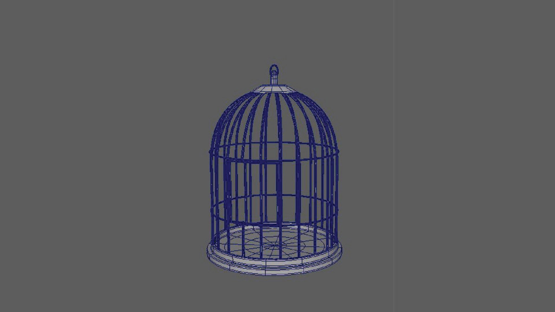 Bird Cage Model - TurboSquid 1903075