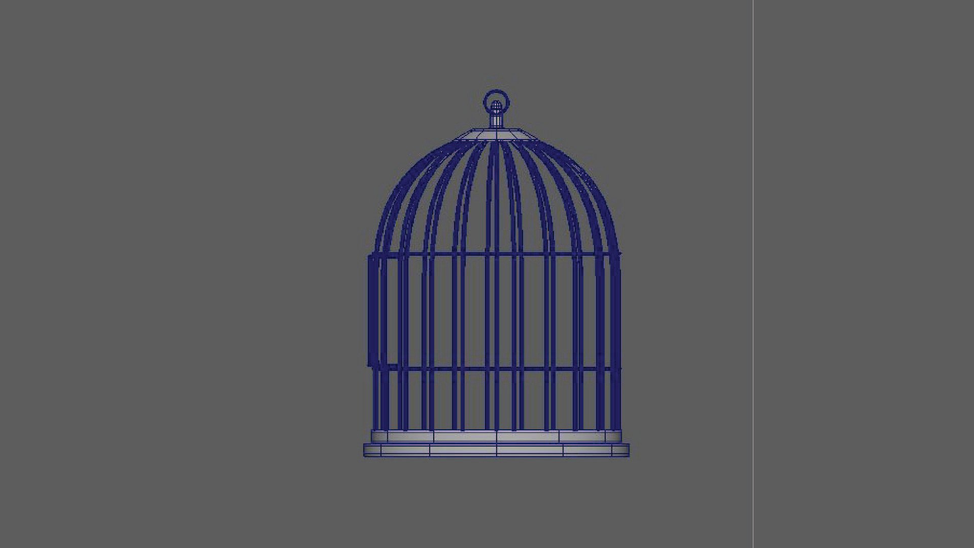 Bird Cage Model - TurboSquid 1903075